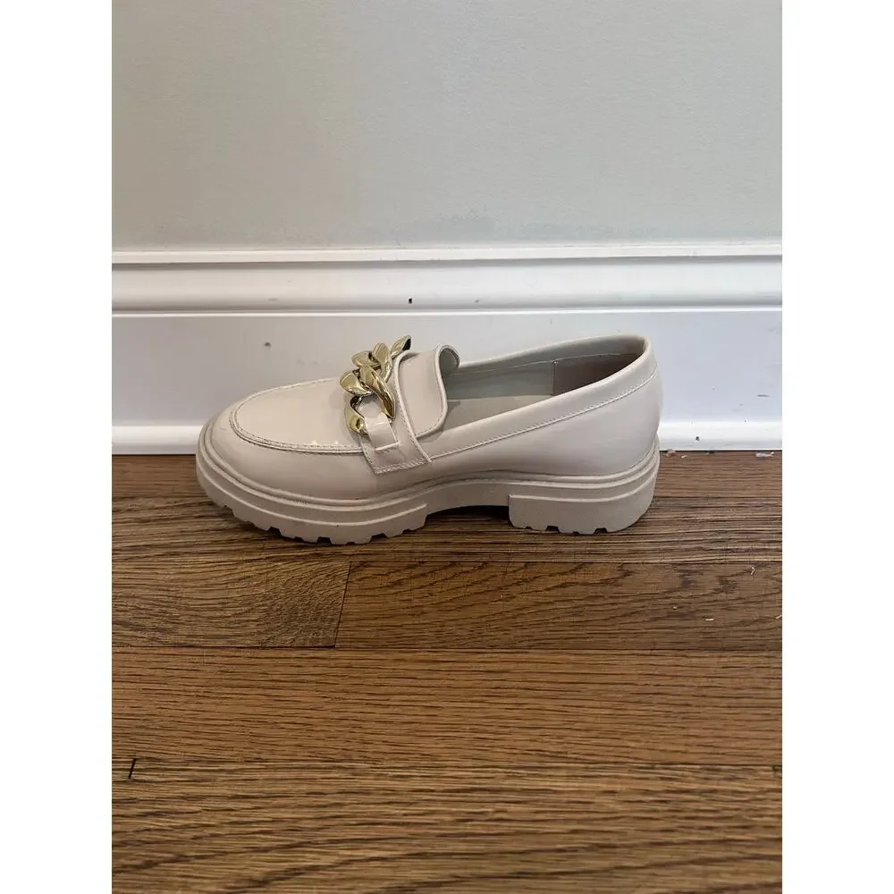 Steve Madden | Shoes | Steve Madden Off White Makira Loafers Womens 7 ...